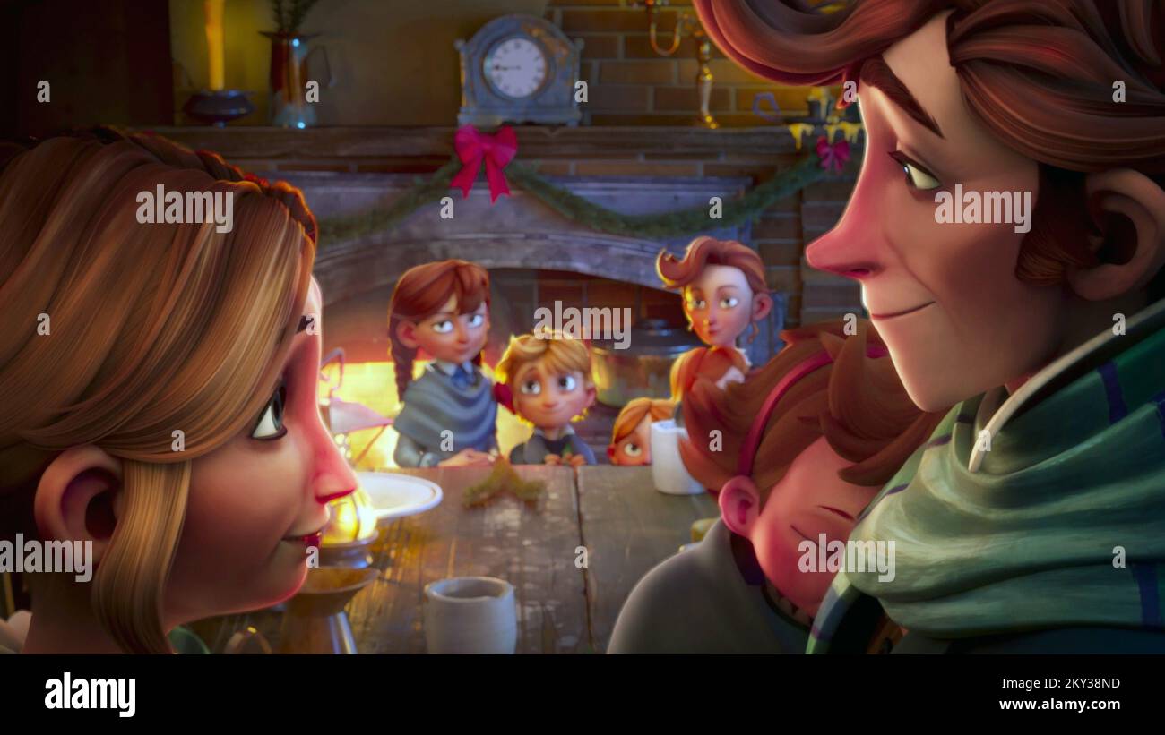 SCROOGE: A CHRISTMAS CAROL, The Cratchit Family, 2022. © Netflix ...