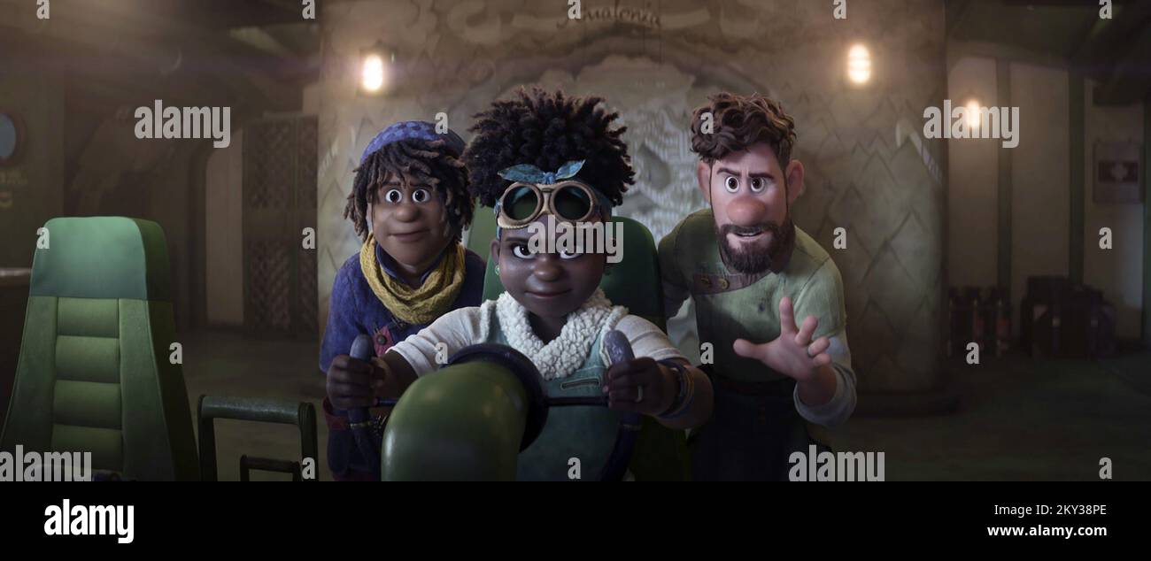 STRANGE WORLD, from left: Ethan Clade (voice: Jaboukie Young-White ...