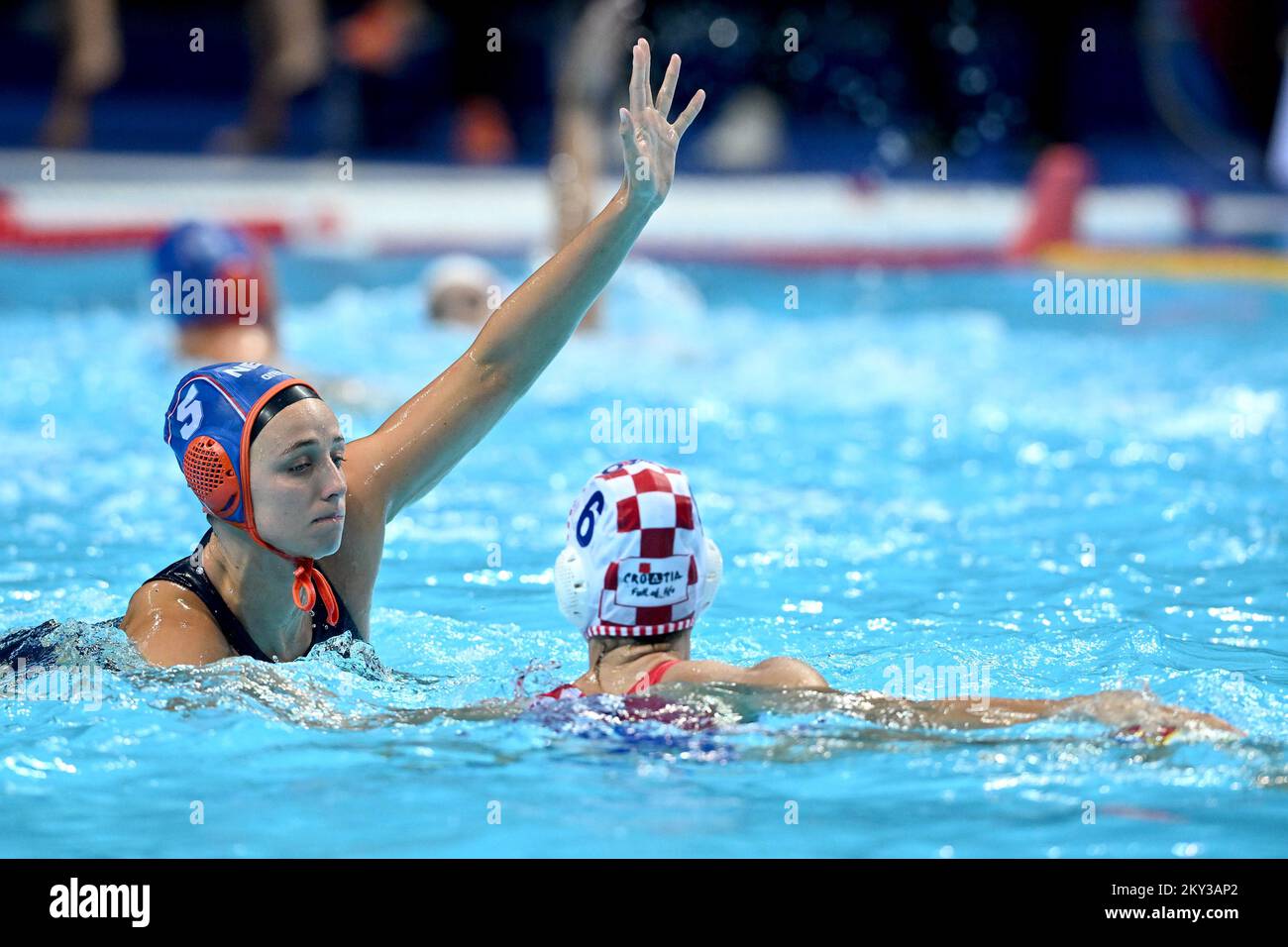 SPLIT, CROATIA - AUGUST 27: Sabrina van der Sloot of Netherlands during ...