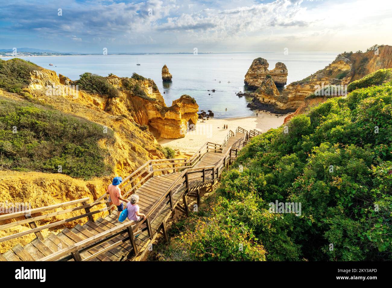 Boardwalk and Stairs to Camilo Beach Camilo Beach,Praia do Camilo ...