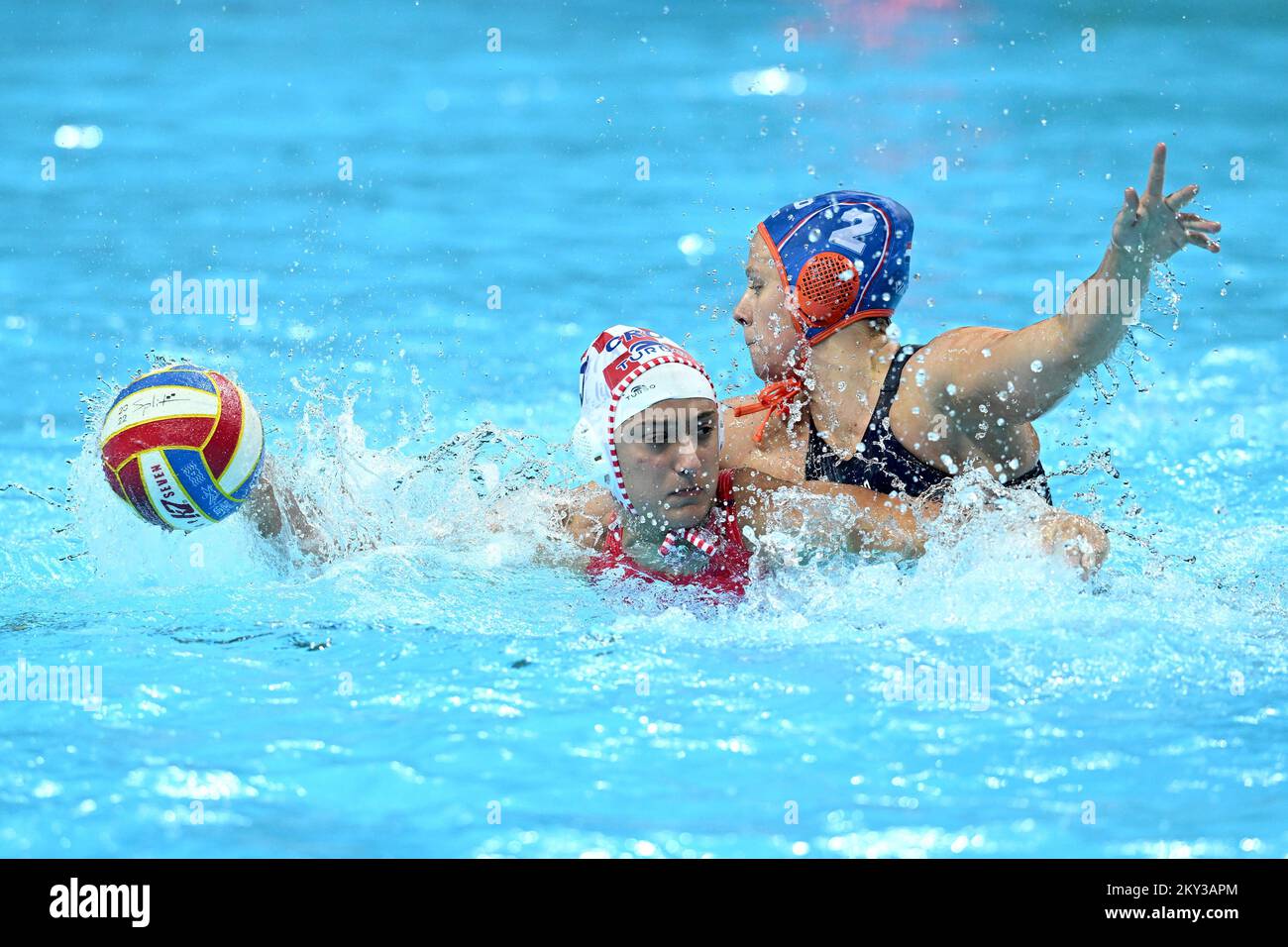 SPLIT, CROATIA - AUGUST 27: Iris Wolves of Netherlands and Nina ...
