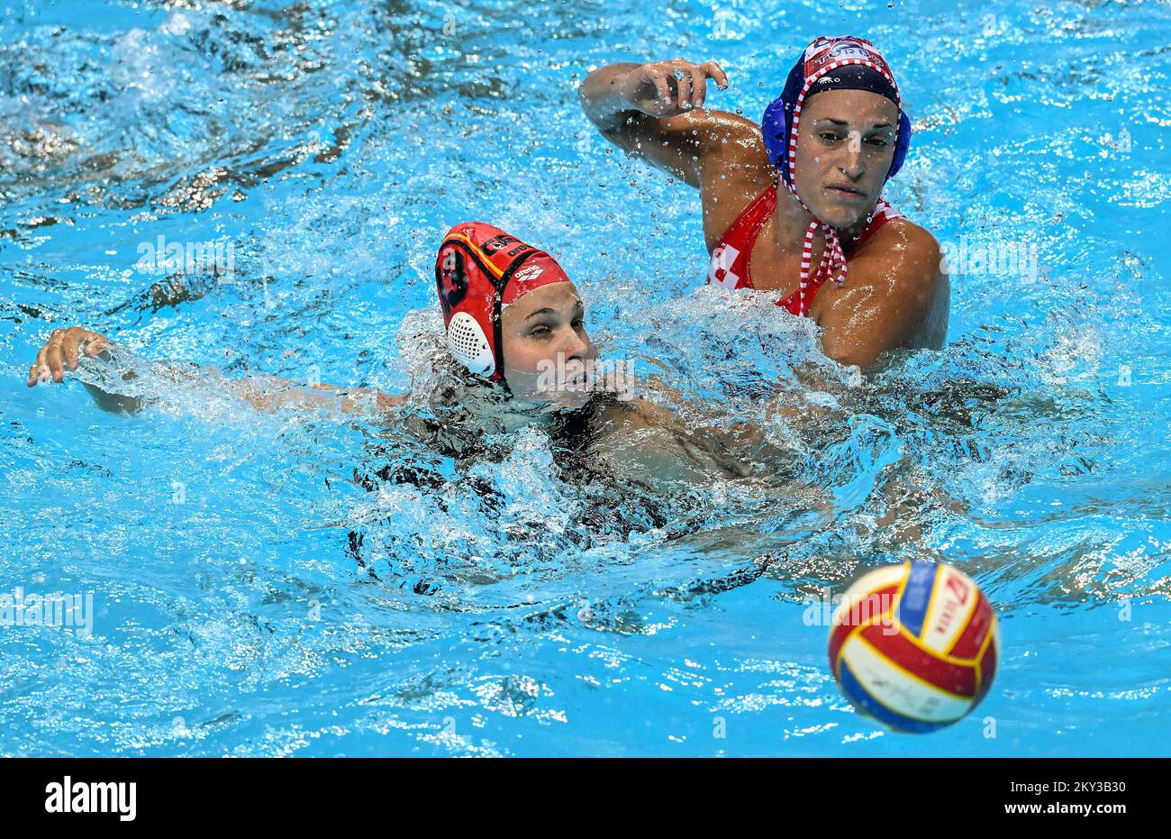 SPLIT, CROATIA - AUGUST 28: Goalkeeper of Germany Darja Heinbichner and ...