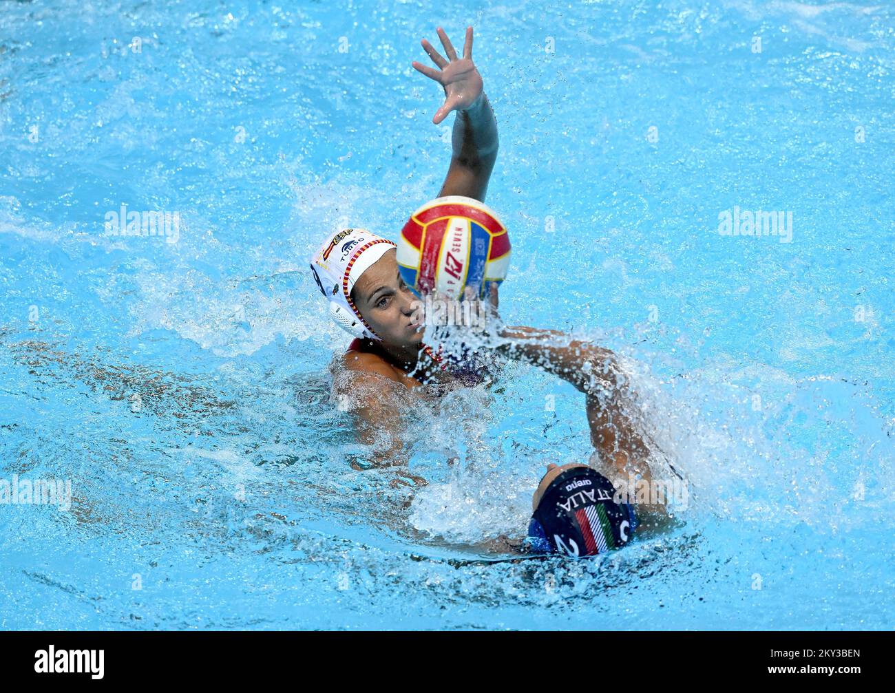 SPLIT, CROATIA - AUGUST 28: Judith Forca Ariza of Spain and Chiara ...