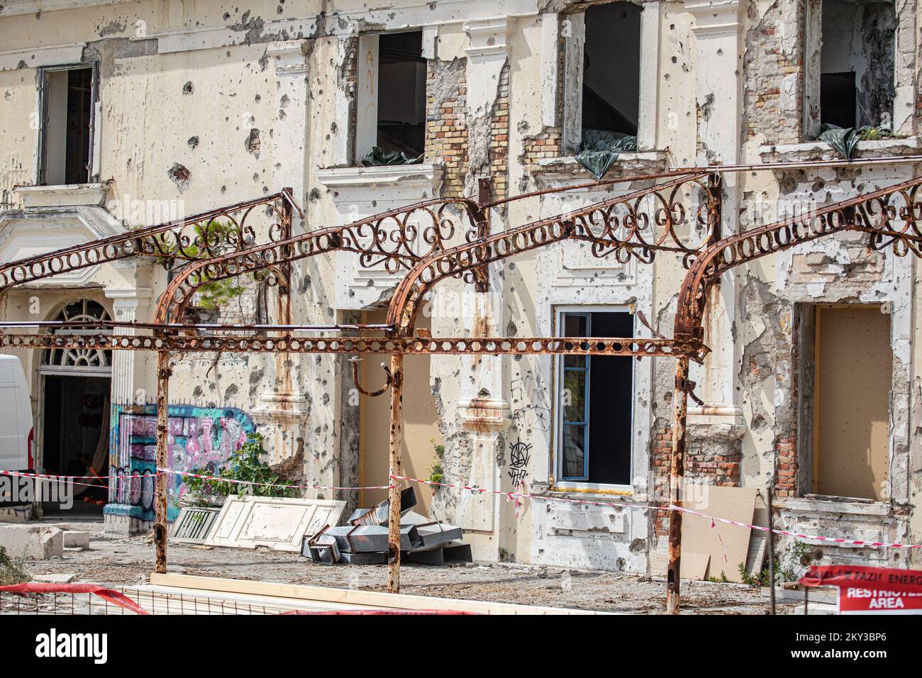 Hotel Grand, a ruin from the Homeland War in 1991, will represent the ...