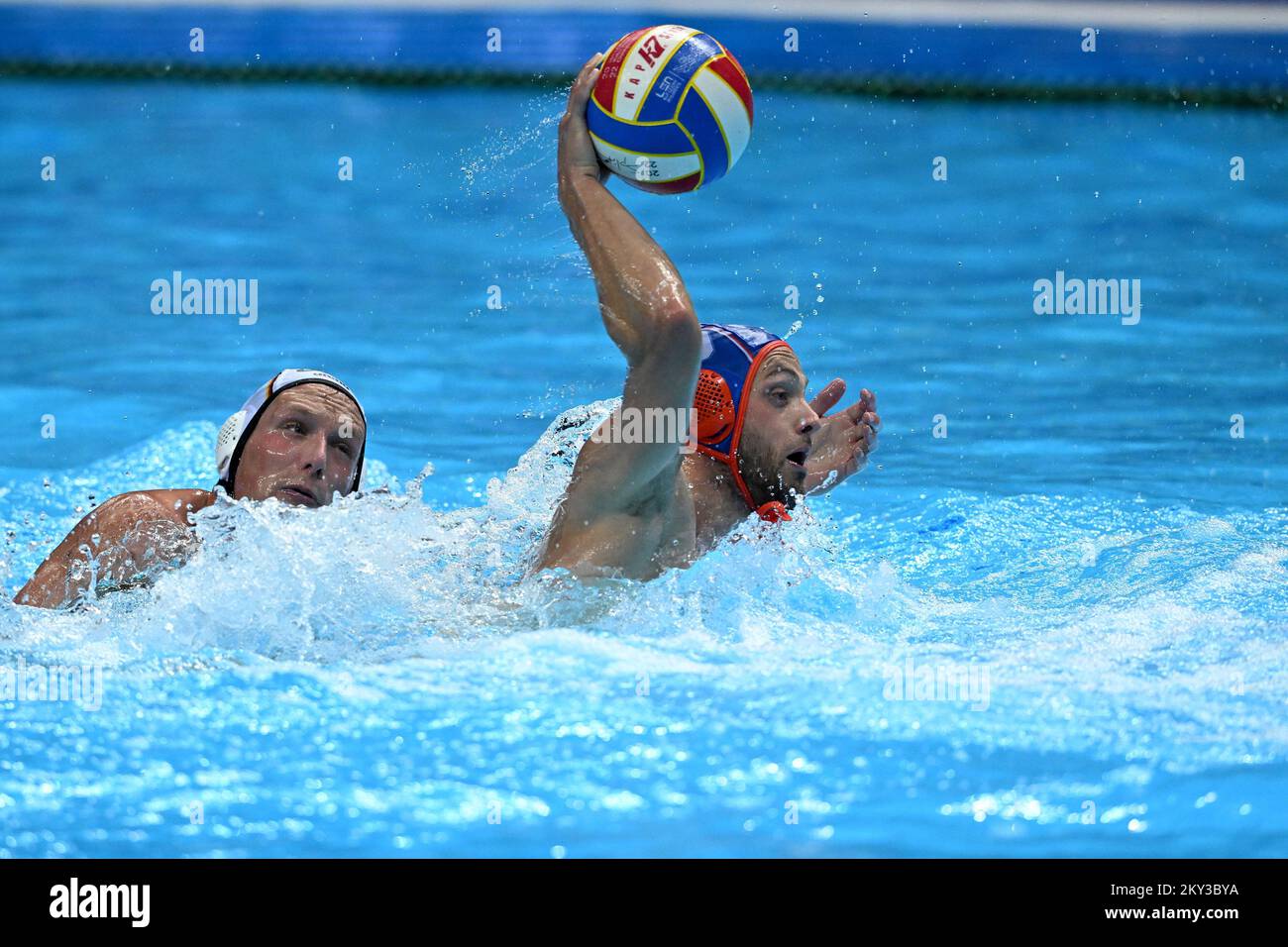 Pascal Janssen of Netherlands in action during the 2022 European Water ...