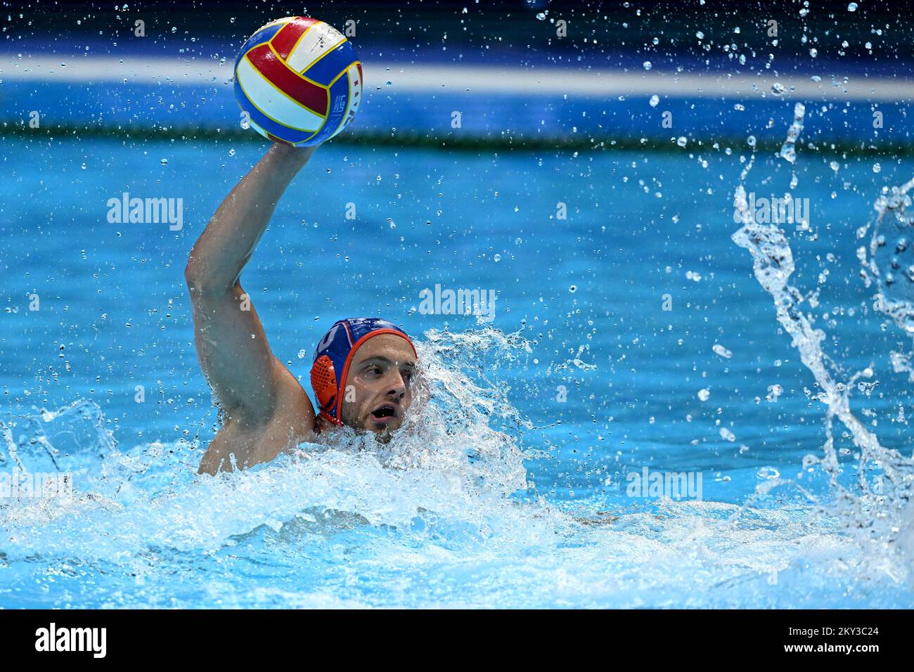 Pascal Janssen of Netherlands in action during the 2022 European Water ...