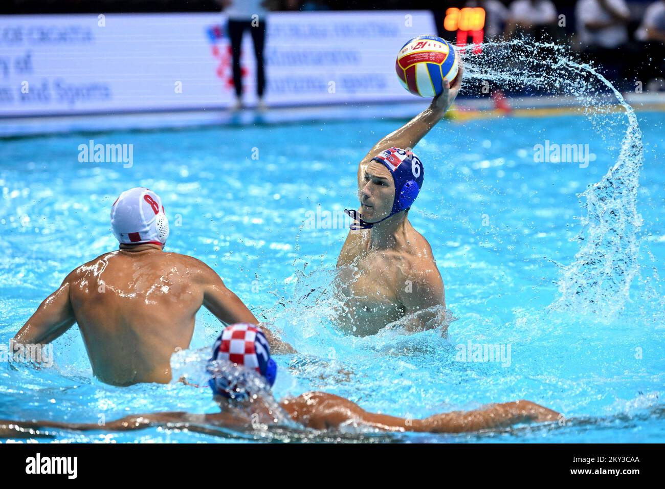 SPLIT, CROATIA - AUGUST 29: Luka Bukic of Croatia during the Len ...