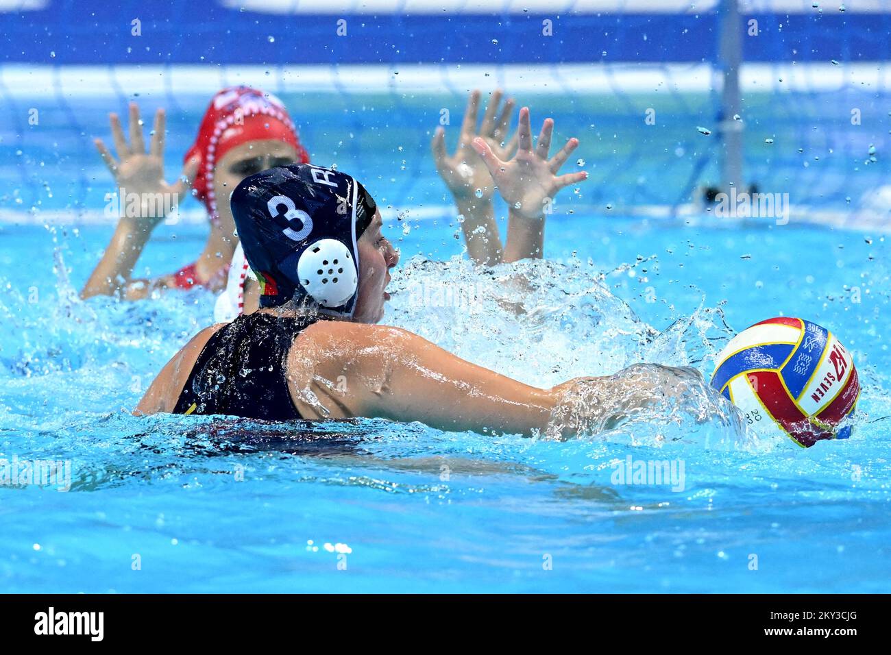 SPLIT, CROATIA - AUGUST 30:Krisztina-Emese Szeghalmi of Romania during ...