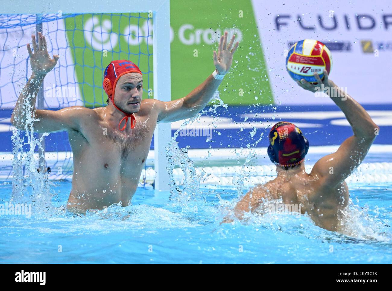 SPLIT, CROATIA - AUGUST 31: Alvaro Granados Ortega of Spain in action ...
