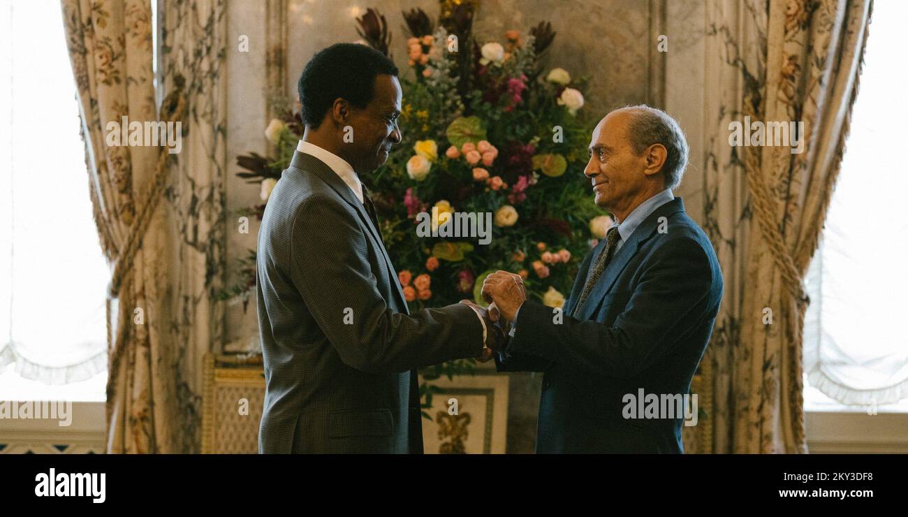 THE CROWN, right: Salim Daw as Mohammed Al-Fayed, (Season 5, aired Nov ...