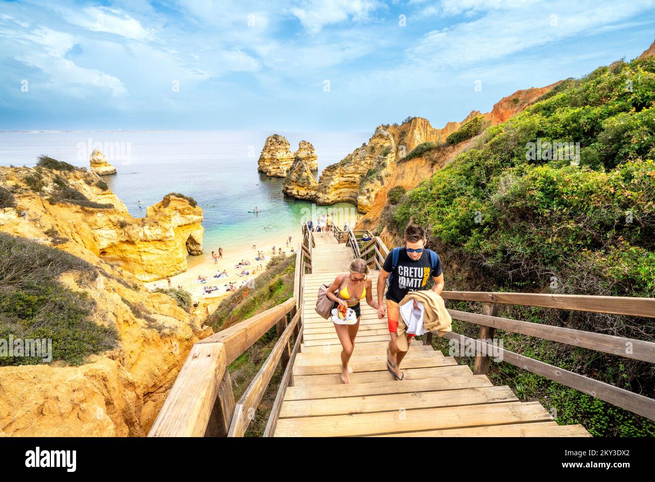 Boardwalk and Stairs to Camilo Beach Camilo Beach,Praia do Camilo ...