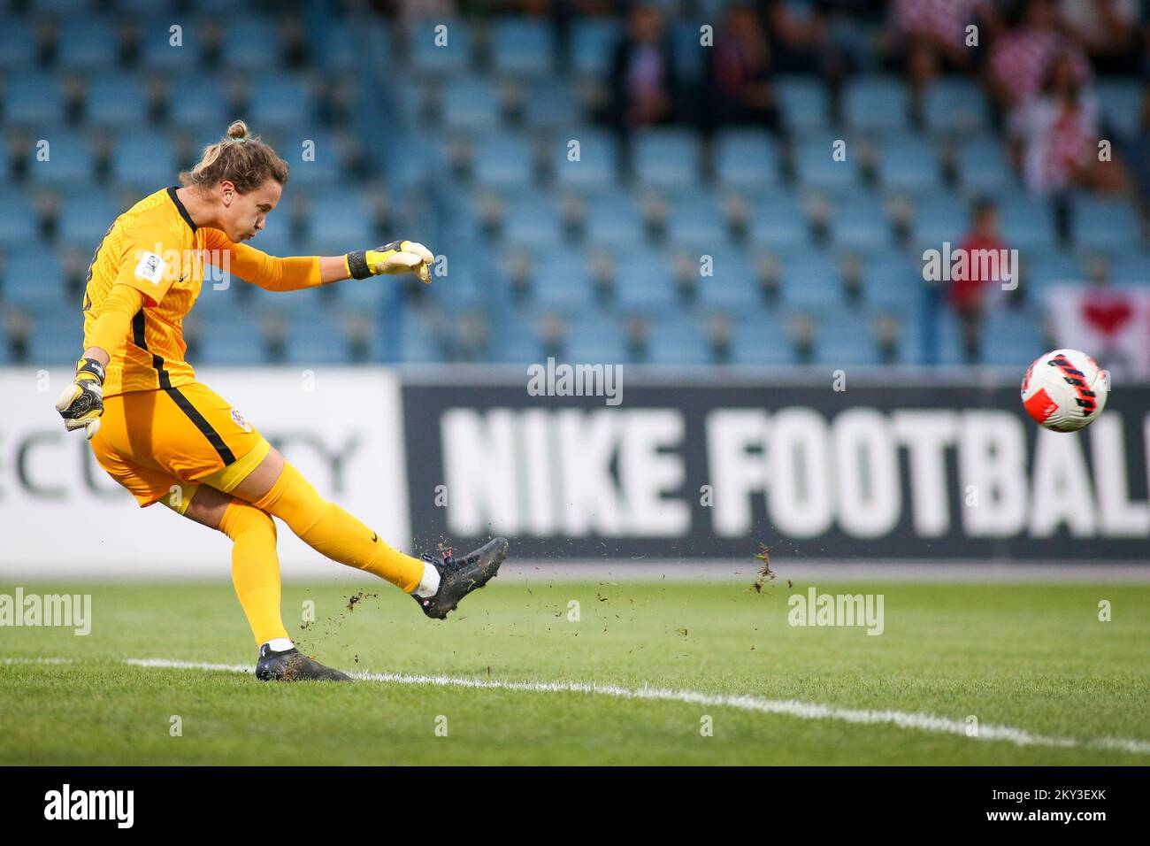 KARLOVAC, SEPTEMBER 02: Goalkeeper Doris Bacic of Croatia in action ...