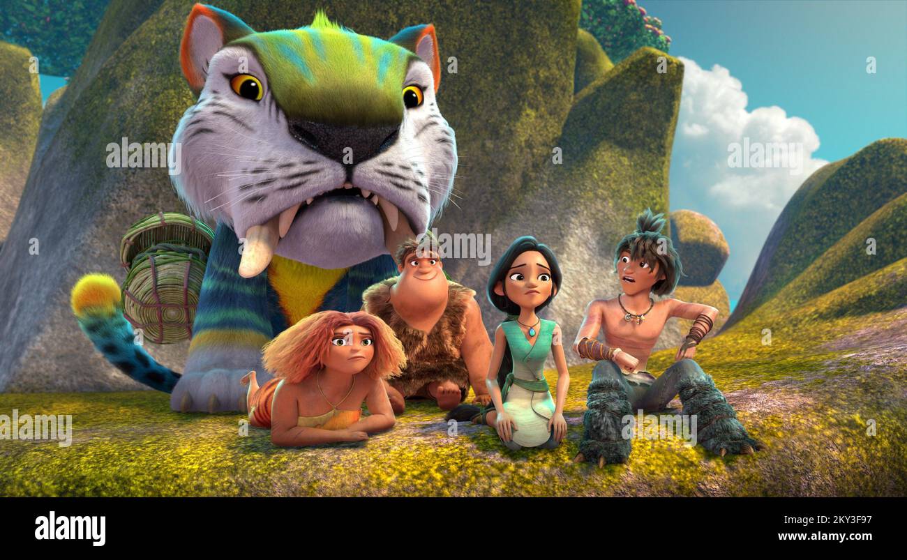 THE CROODS: FAMILY TREE, from left: Eep Crood (voice: Ally Dixon ...