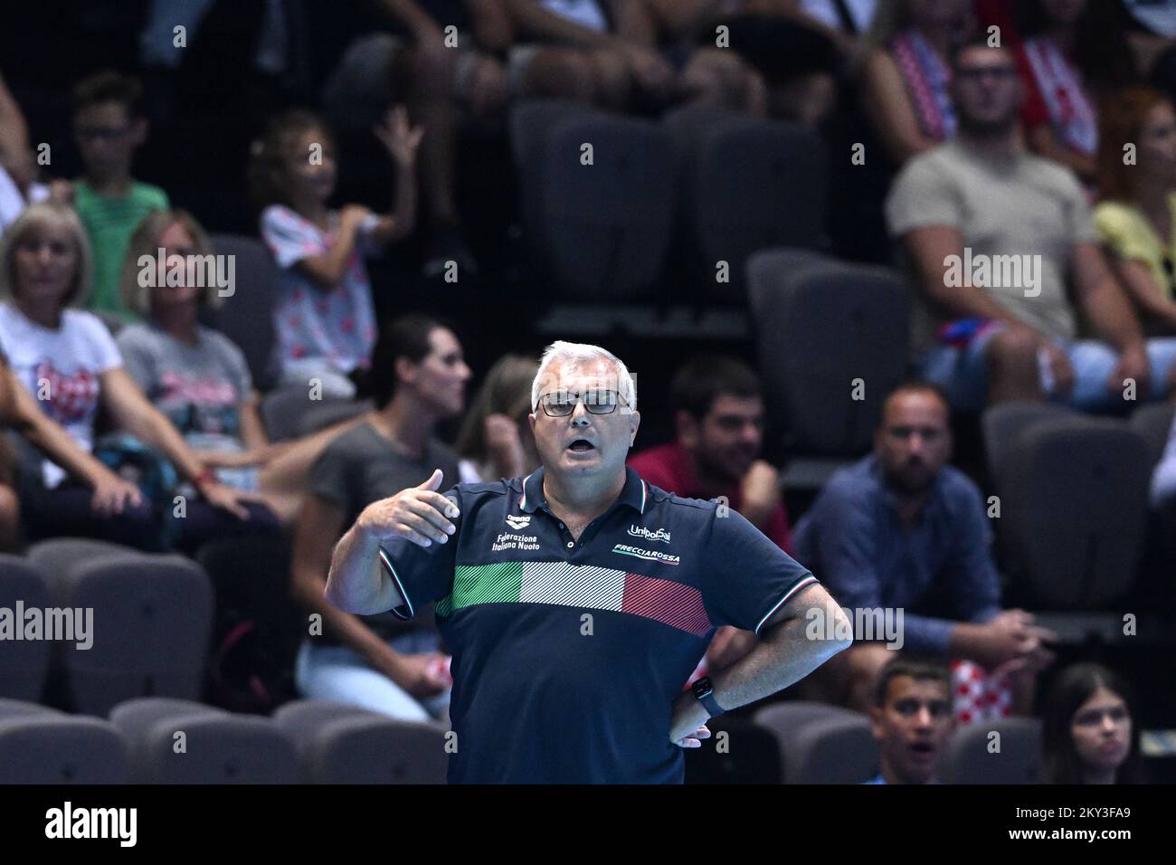 SPLIT, CROATIA - SEPTEMBER 02: Head Coach of Italy Sandro Campagna ...