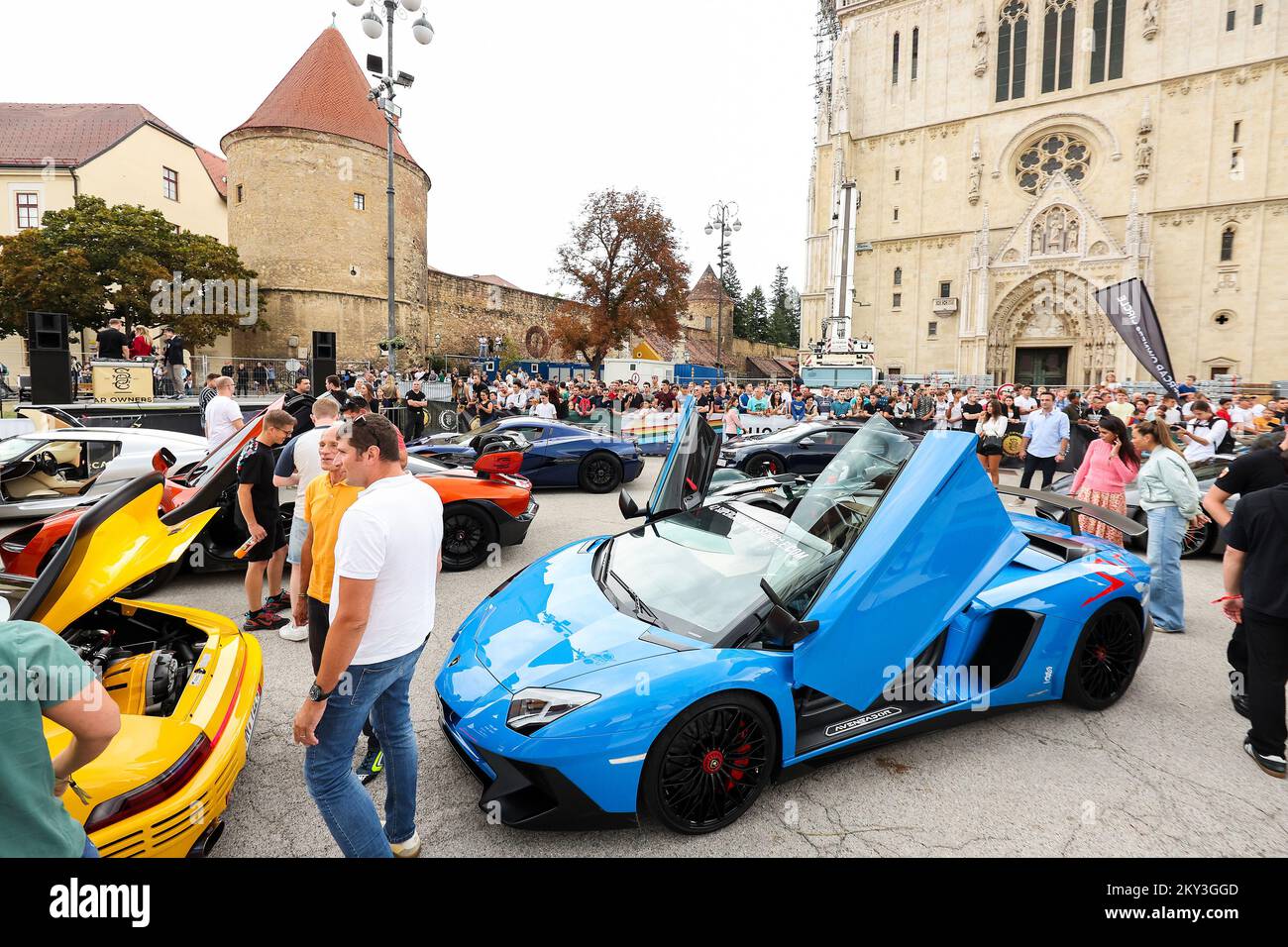 Supercars and Hypercars are presented during Supercars Owners Circle ...
