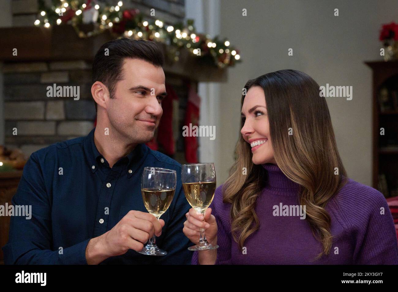 LONG LOST CHRISTMAS, from left: Benjamin Ayres, Taylor Cole, (aired Nov ...