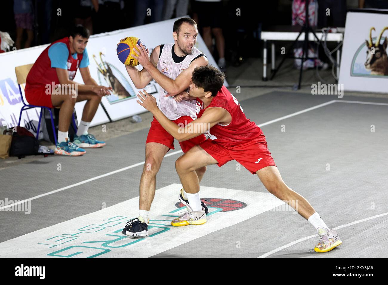 FIBA 3x3 Quest tournament held at Upper town in Zagreb, Croatia on ...
