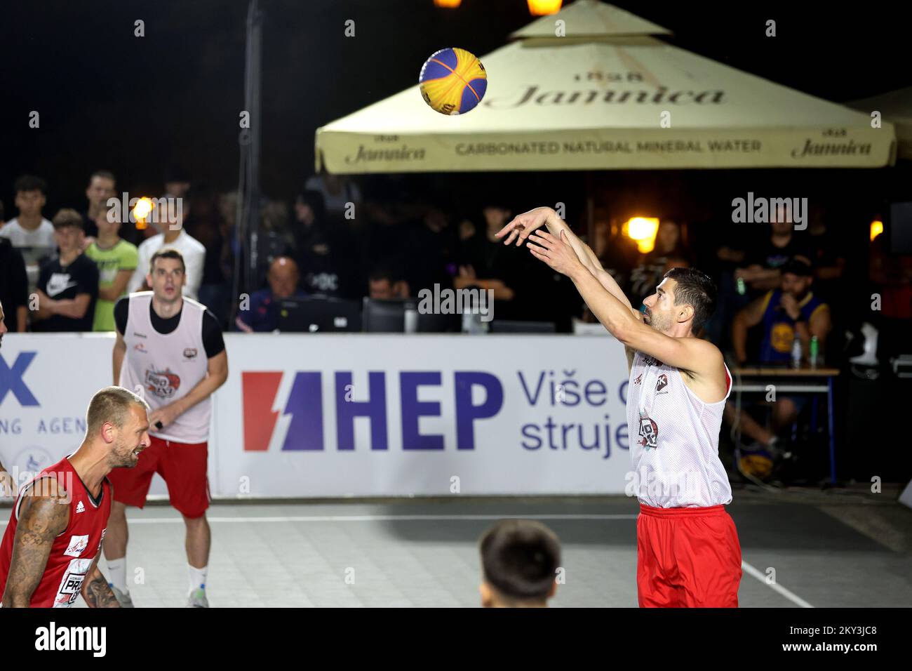 FIBA 3x3 Quest tournament held at Upper town in Zagreb, Croatia on September 3, 2022. PRO 3x3 ...