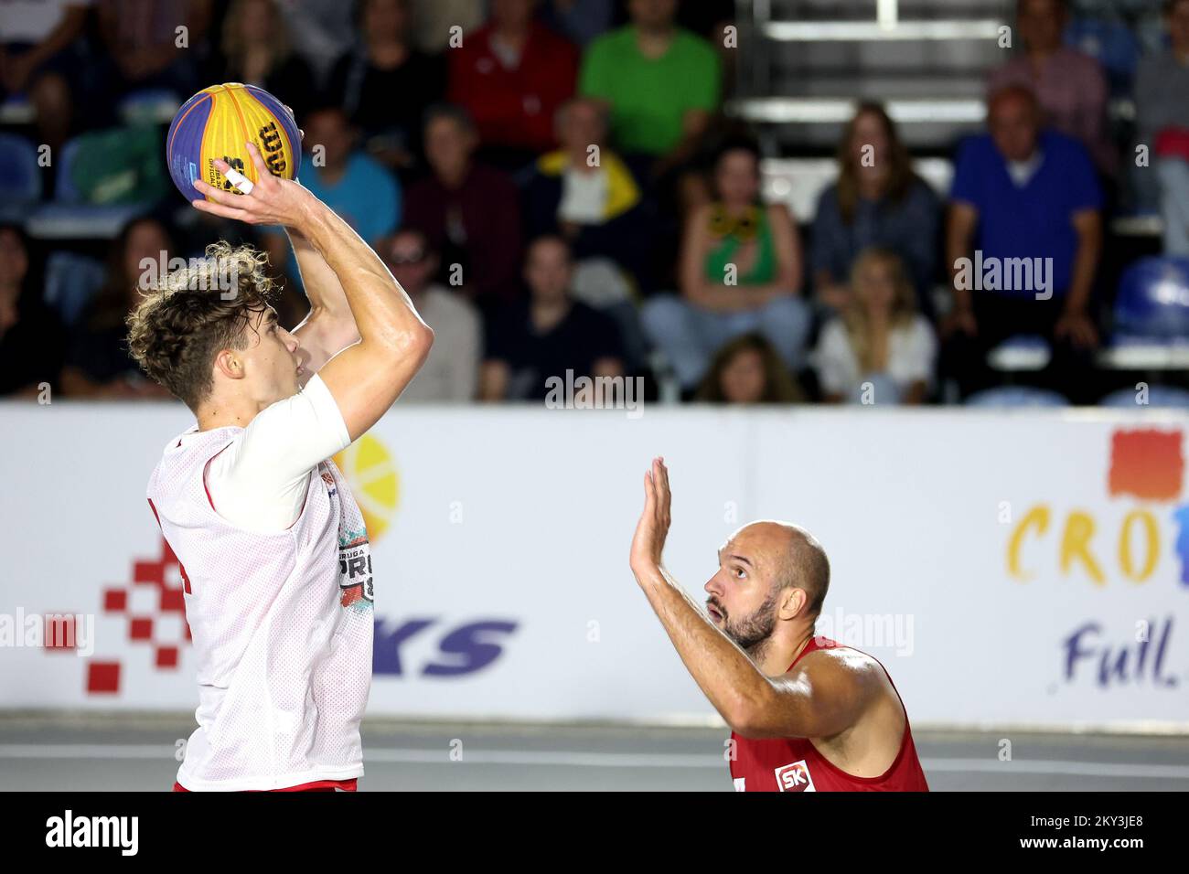 FIBA 3x3 Quest tournament held at Upper town in Zagreb, Croatia on ...