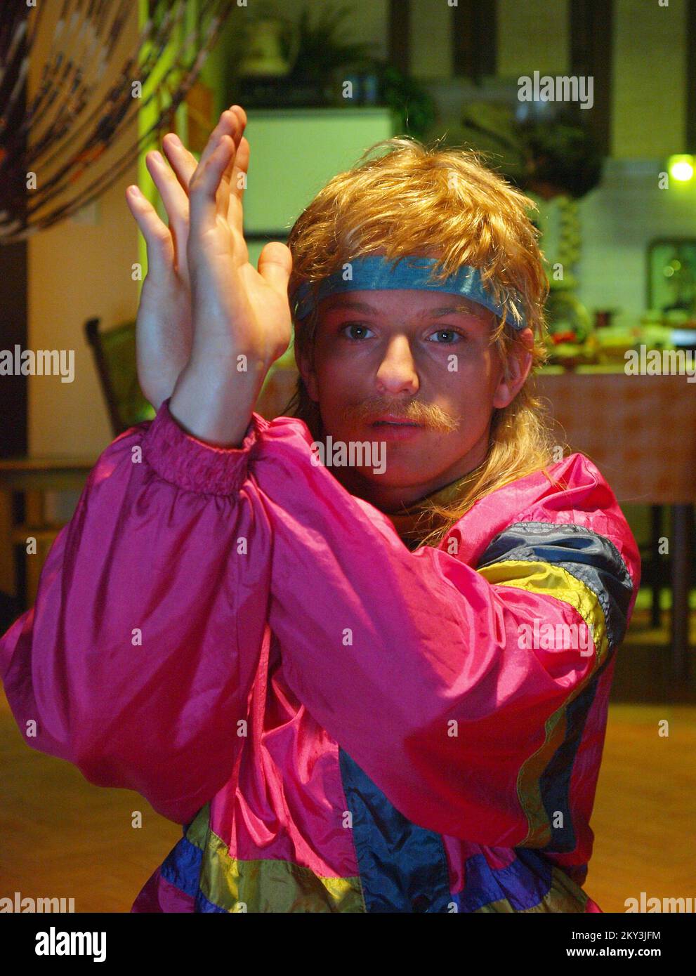 Schalke's Ivan Rakitic on set during filming of a commercial for a ...