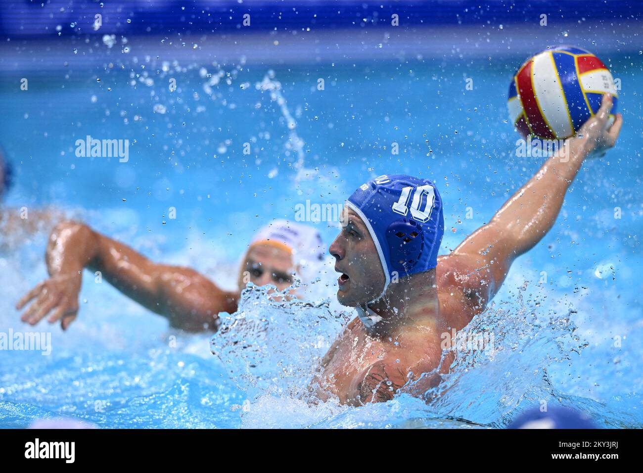 SPLIT, CROATIA - SEPTEMBER 4: Vlad-Luca Georgescu of Romania in action ...