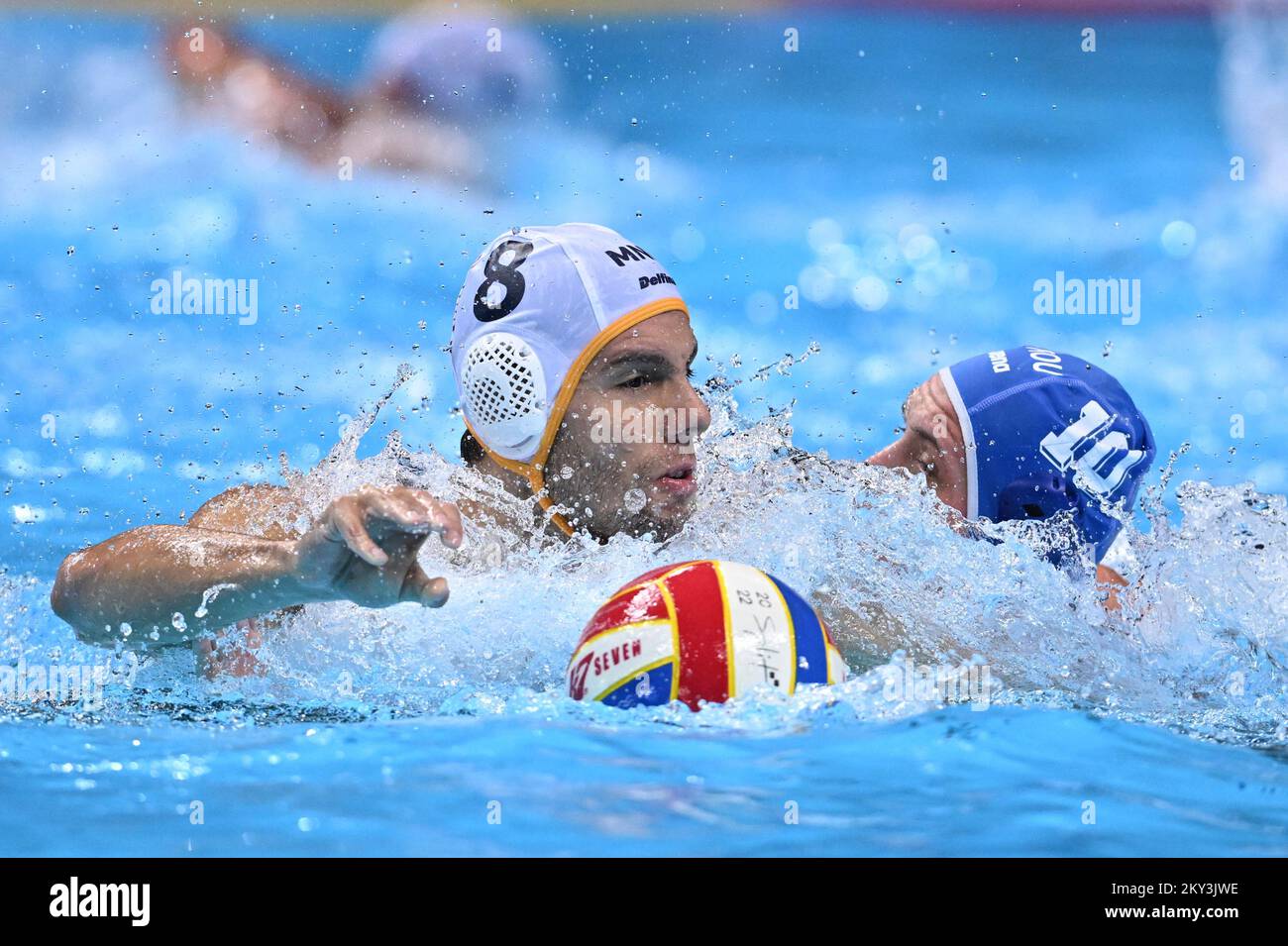 SPLIT, CROATIA - SEPTEMBER 4: Vlad-Luca Georgescu of Romania and Bogdan ...