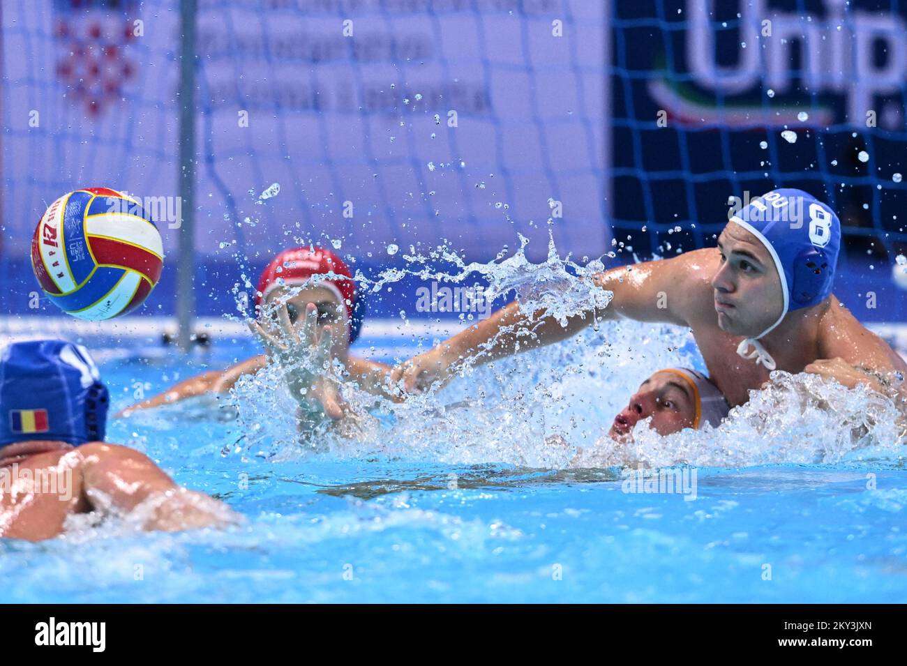 SPLIT, CROATIA - SEPTEMBER 4: Bogdan Remes of Romania in action during ...