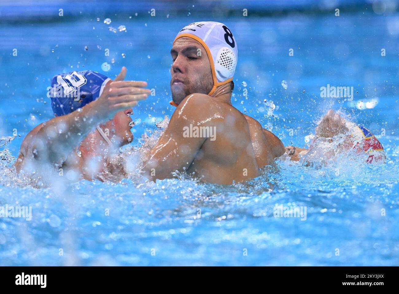 SPLIT, CROATIA - SEPTEMBER 4: Vlad-Luca Georgescu of Romania and Bogdan ...