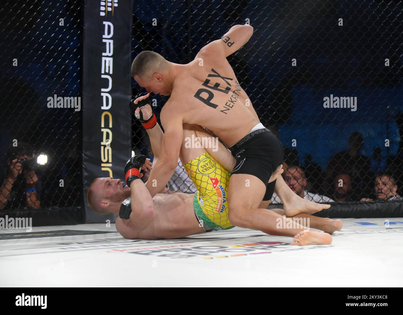 Djani Barbir fights against Andi Vrtacic during Fight Nation ...