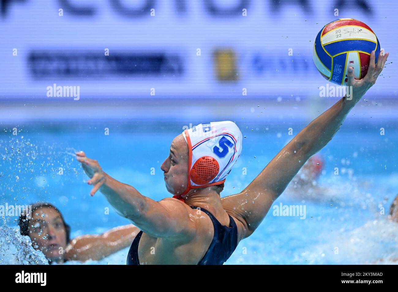 SPLIT, CROATIA - SEPTEMBER 05: Maartje Keuning of Netherlands in action ...