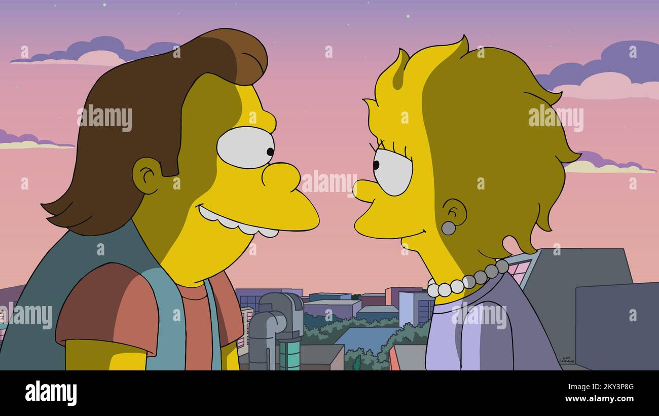 THE SIMPSONS, from left: Nelson Muntz (voice: Nancy Cartwright), Lisa ...