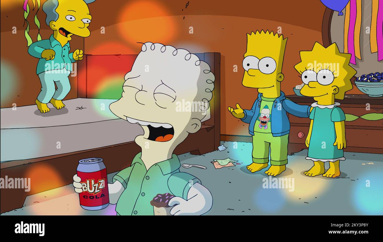 THE SIMPSONS, 2nd from right: Bart Simpson (voice: Nancy Cartwright ...
