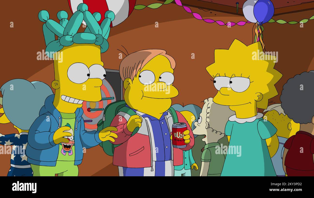 THE SIMPSONS, from left: Bart Simpson (voice: Nancy Cartwright), Martin ...