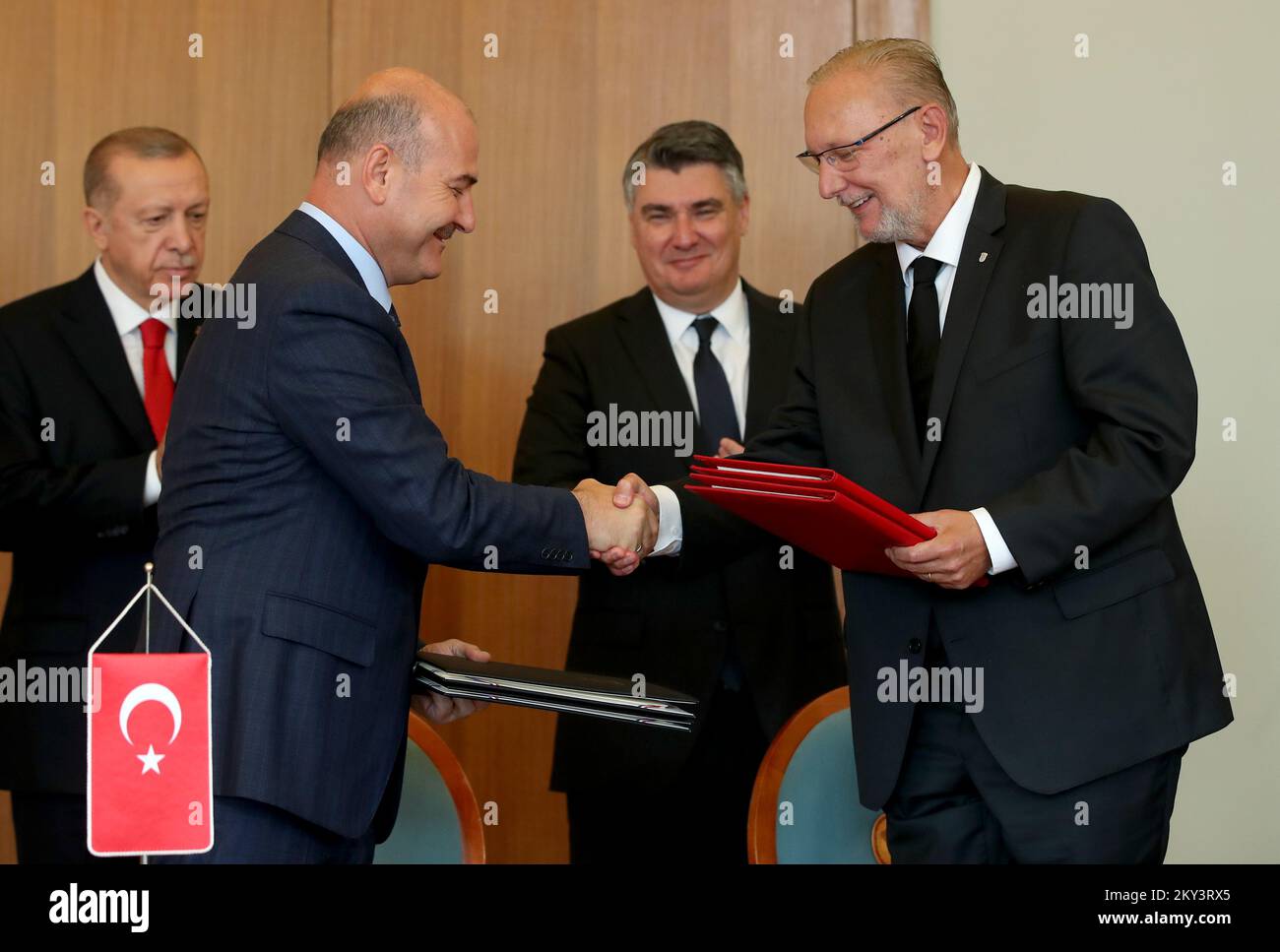 The President of the Republic of Croatia, Zoran Milanovic, received the ...