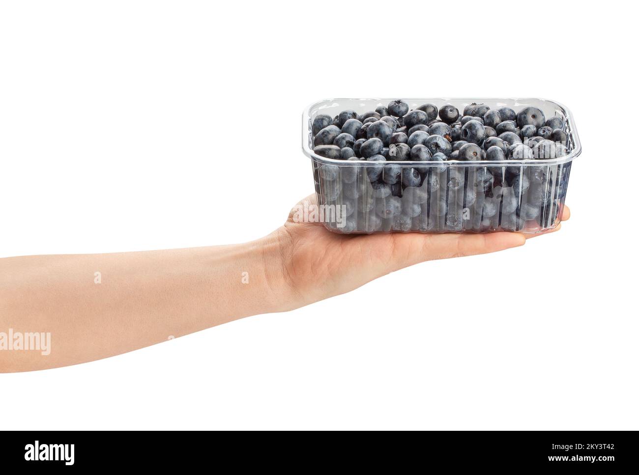 Berries in hand Cut Out Stock Images & Pictures - Alamy