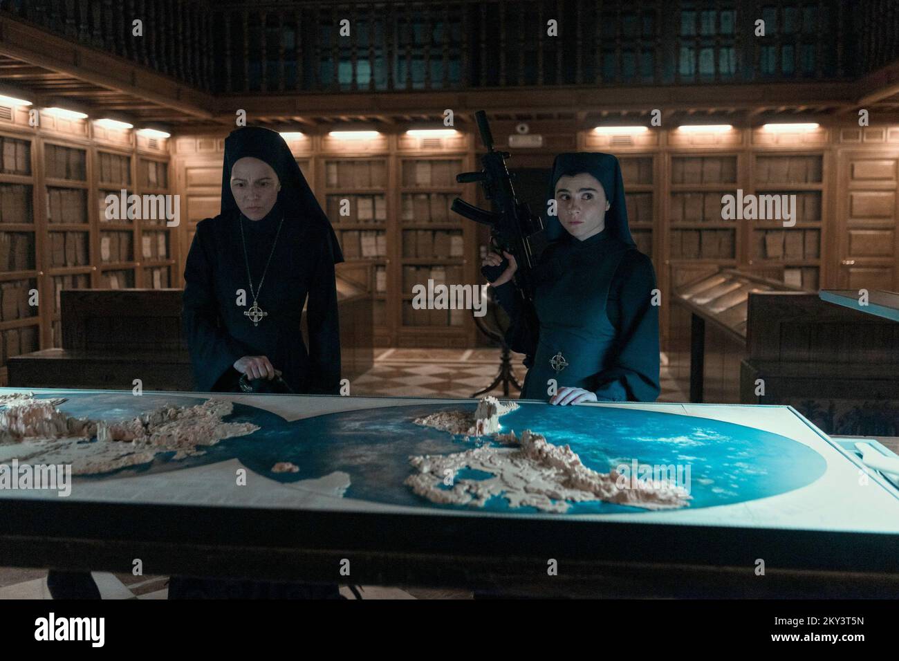 WARRIOR NUN, from left: Sylvia De Fanti, Olivia Delcan, Galatians 6:4-5 ...