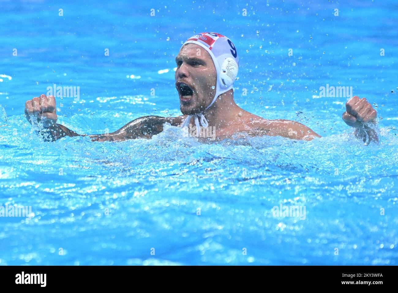 SPLIT, CROATIA - SEPTEMBER 08: Jerko Marinic Kragic of Croatia in ...