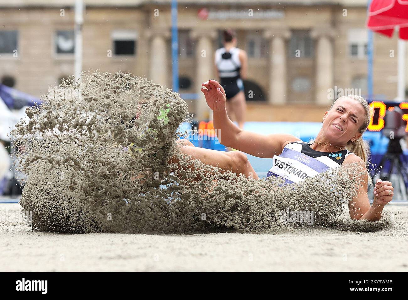 ZAGREB, CROATIA - SEPTEMBER 09: Ottavia Cestonaro of Italy competes in ...