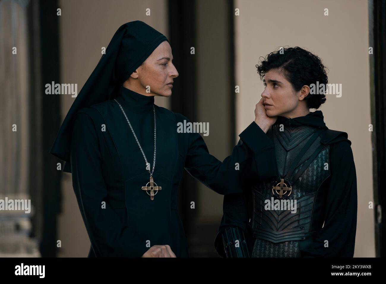 WARRIOR NUN, from left: Sylvia De Fanti, Olivia Delcan, Isaiah 40:31 ...