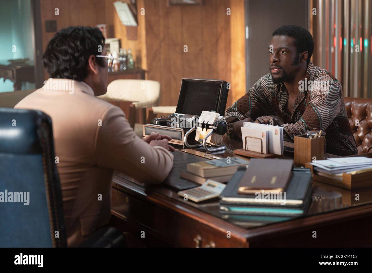 WELCOME TO CHIPPENDALES, from left: Kumail Nanjiani as Somen 'Steve ...