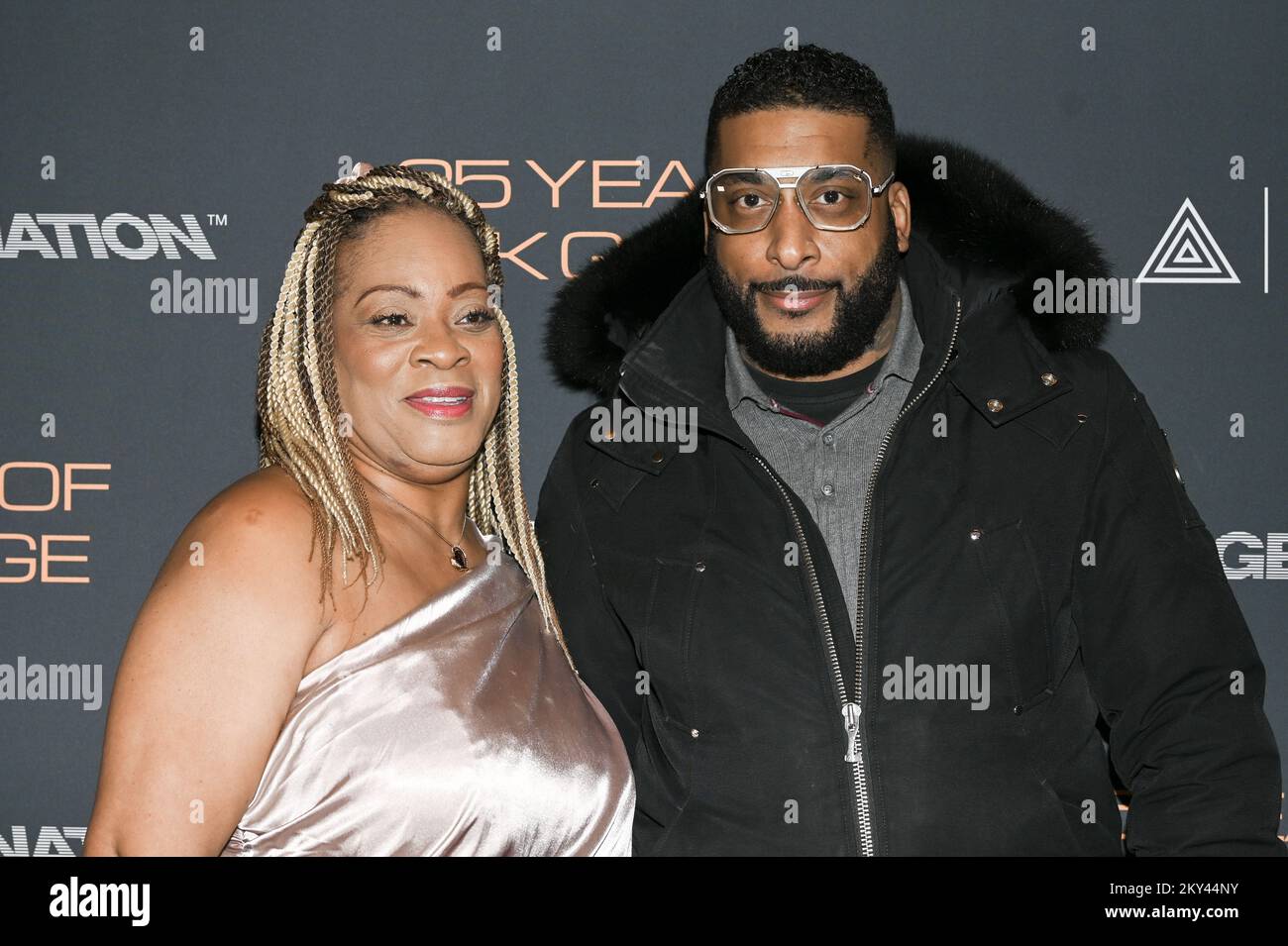 Vue Leicester square, London, UK. 30th November 2022. DJ Luck attends ...