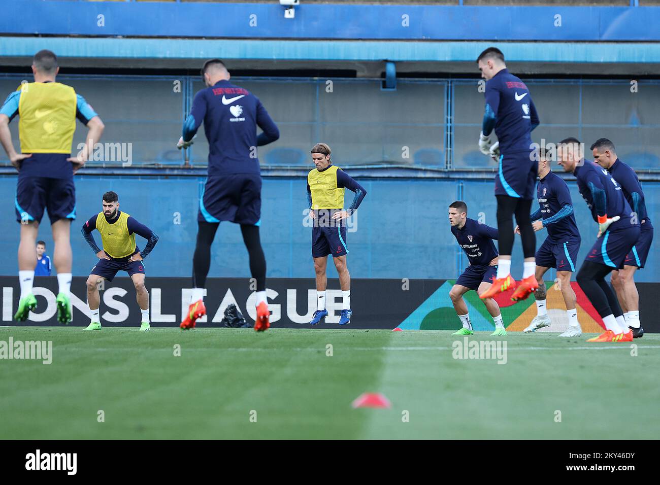 Croatian national team players Josko Gvardiol and Borna Sosa during the ...