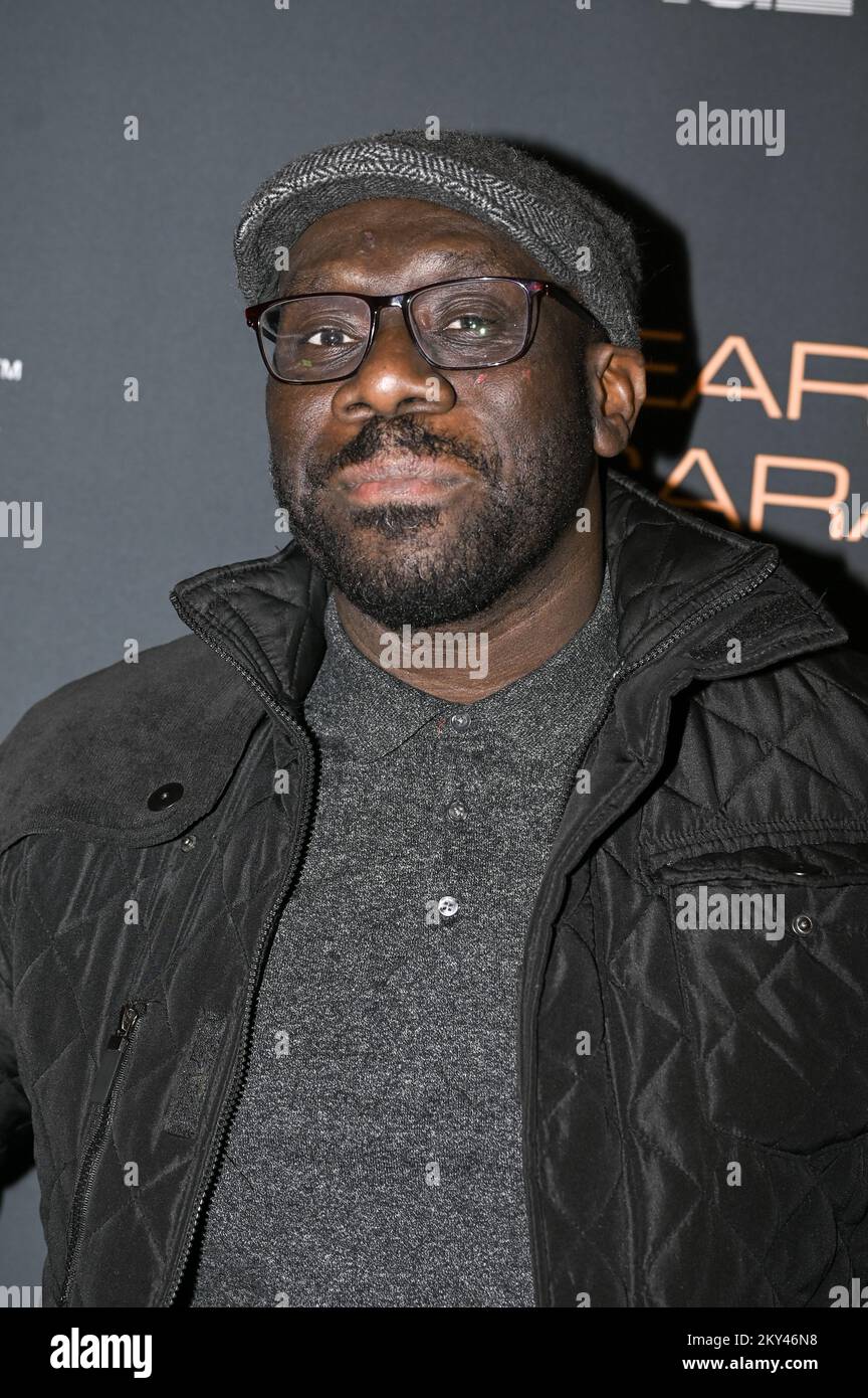 Vue Leicester square, London, UK. 30th November 2022. MC Kofi B attends ...