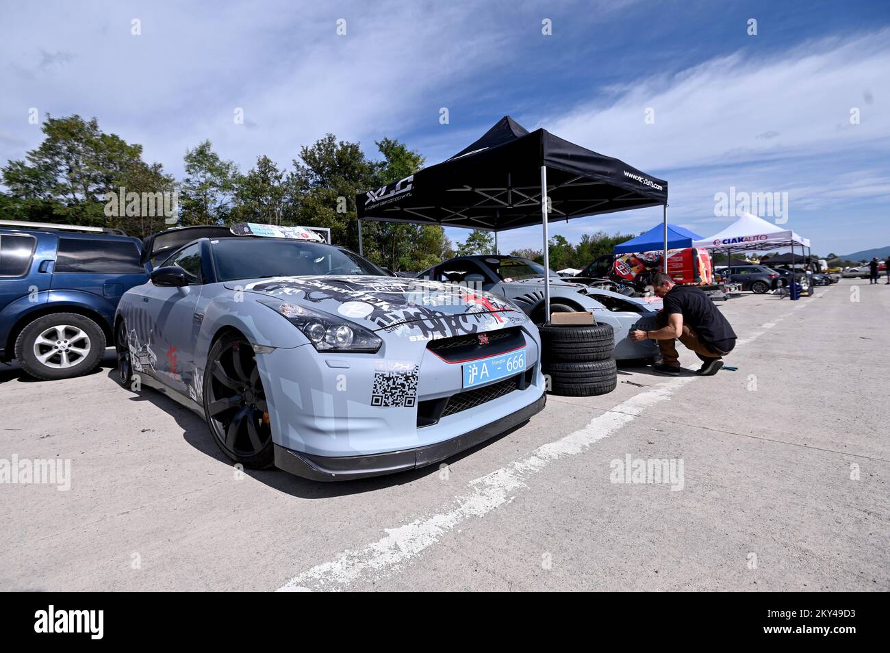 Balkan's Finest Competition held at the former military airfield ...