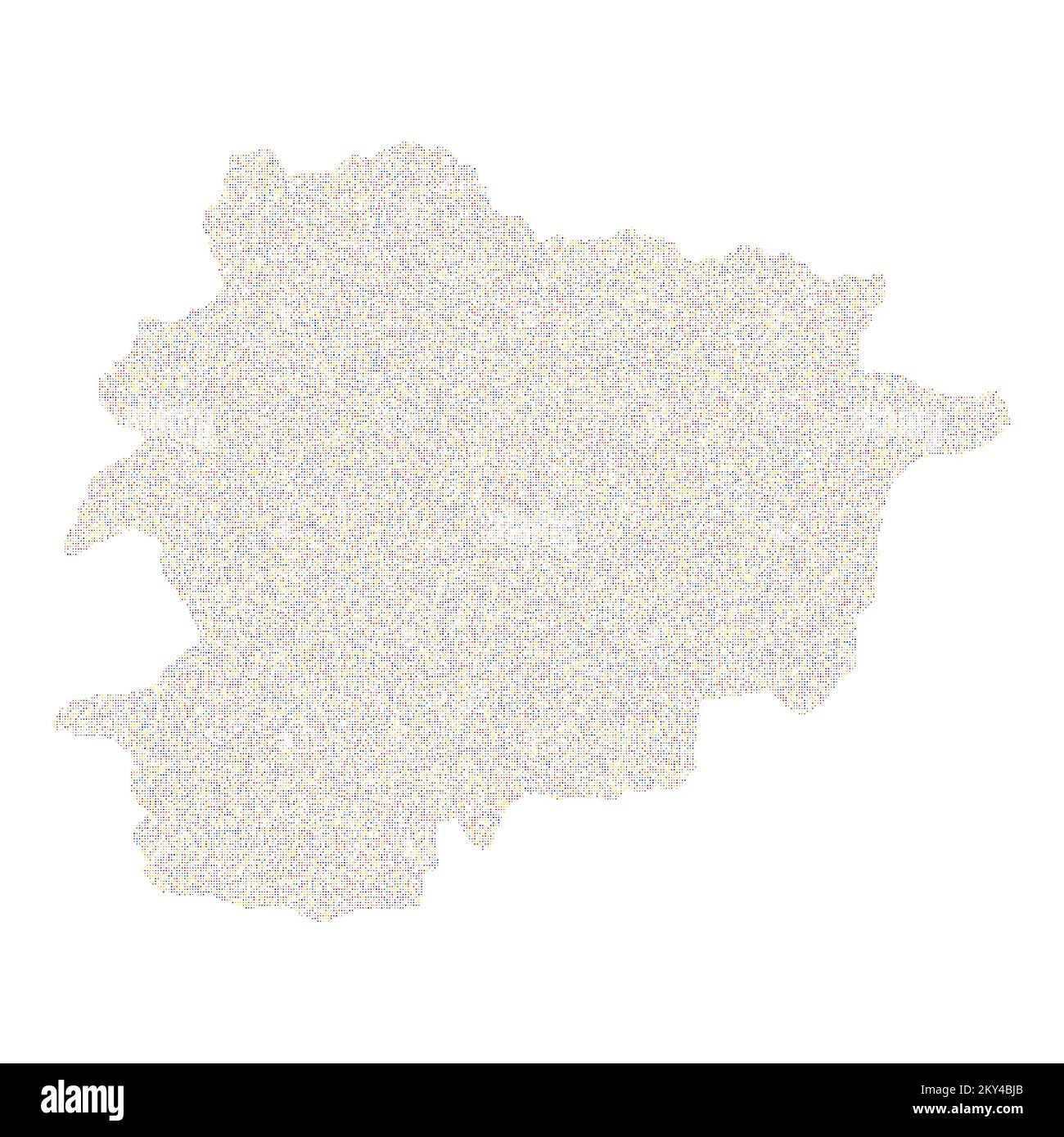 Andorra Silhouette Pixelated generative pattern illustration Stock ...