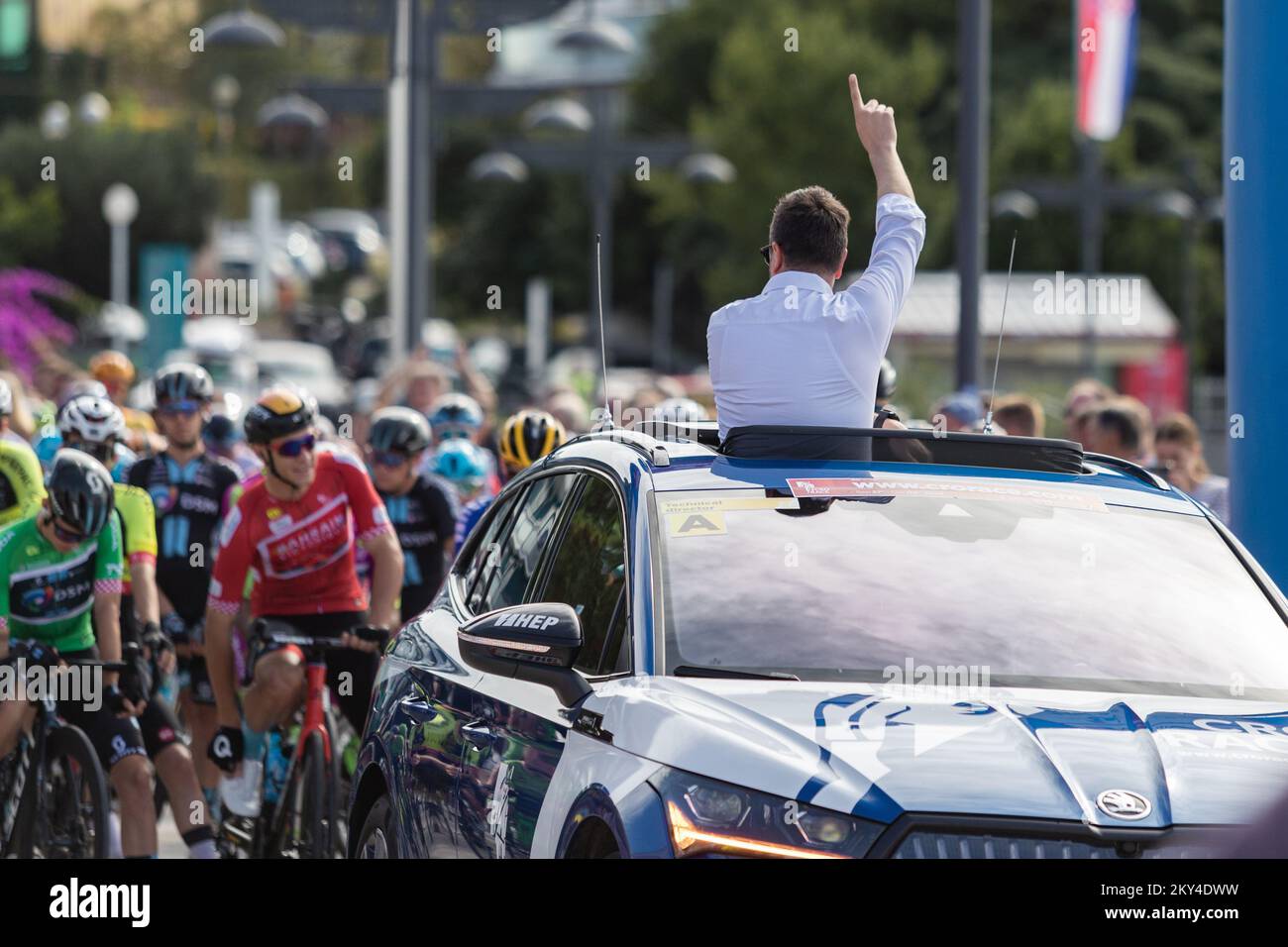The 4th stage of the CRO RACE bicycle race started in Biograd na Moru ...