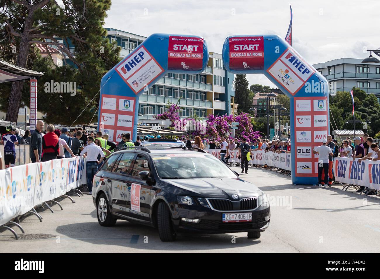 The 4th stage of the CRO RACE bicycle race started in Biograd na Moru ...