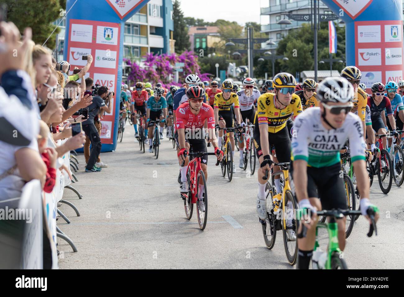 The 4th stage of the CRO RACE bicycle race started in Biograd na Moru ...