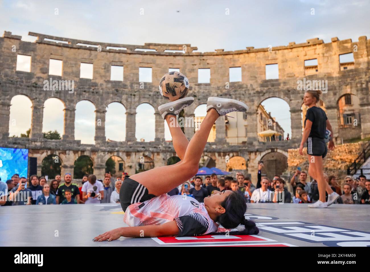 Caitlyn Schrepfer from the USA is the winner of the world finals of the ...