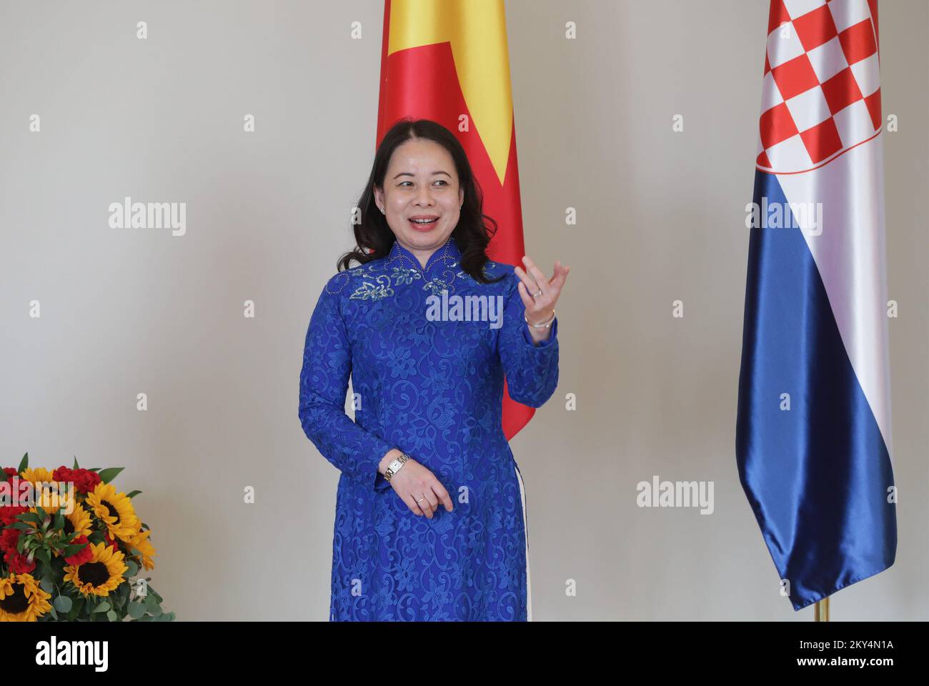 Vice President of the Socialist Republic of Vietnam VoThi Anh Xuan ...
